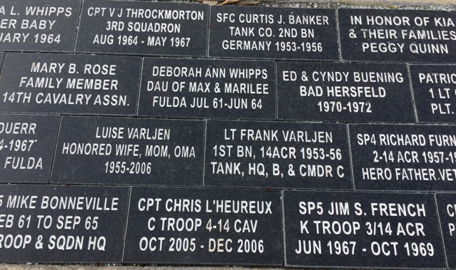 Memorial Brick Program – The 14th Cavalry Association